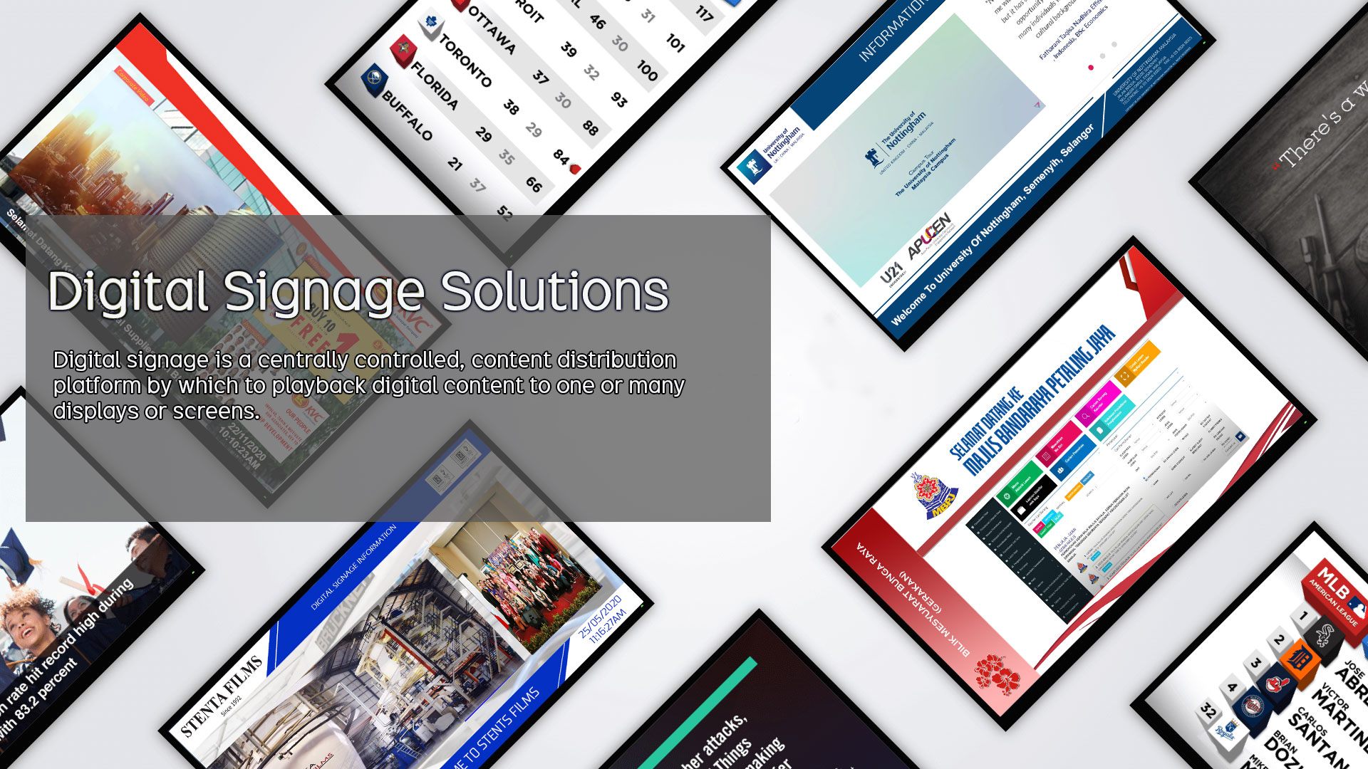 Digital Signage Malaysia : Digital Signage, Interactive Kiosk, Video ...